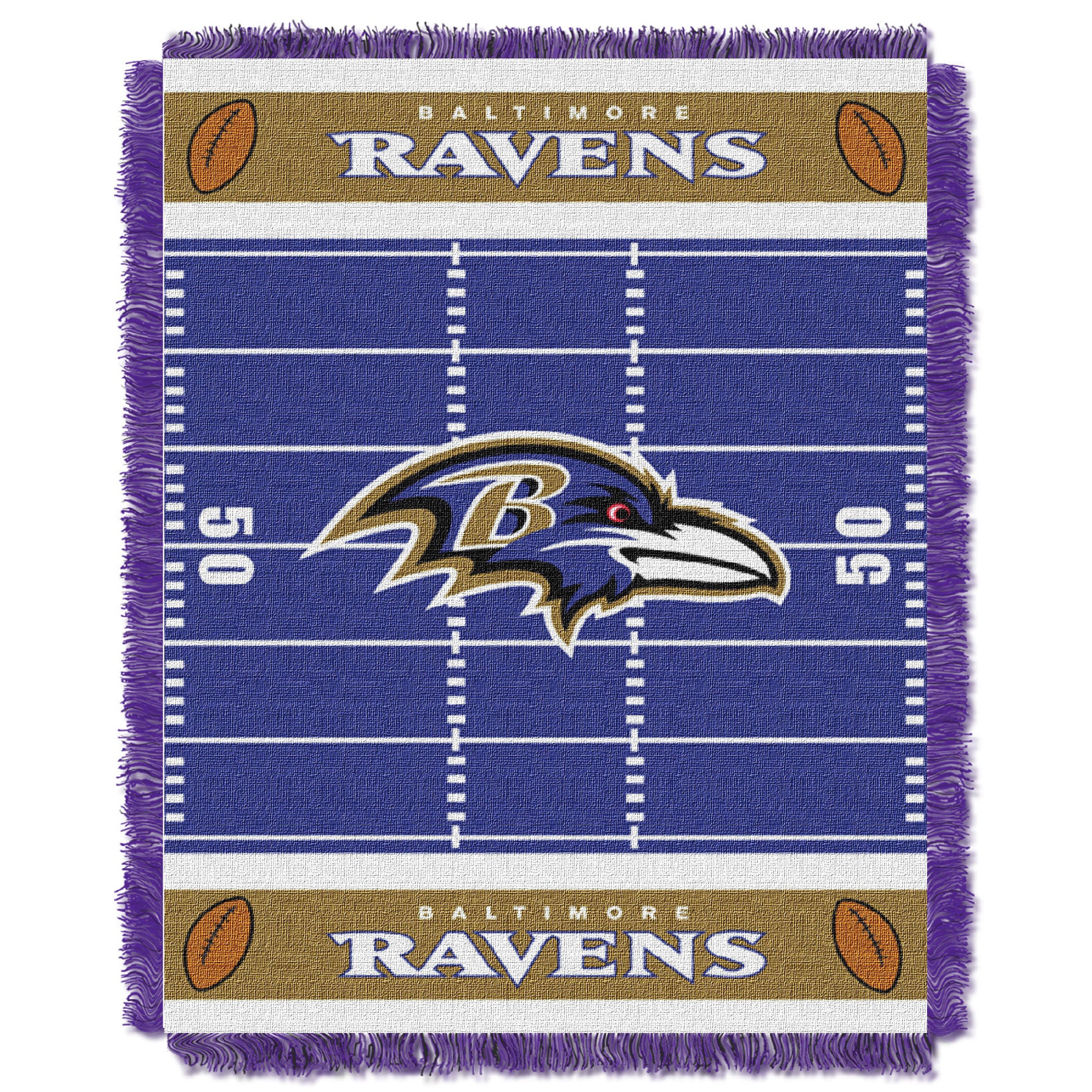 Ravens Baby 36"x 46" Triple Woven Jacquard – LOVGIT