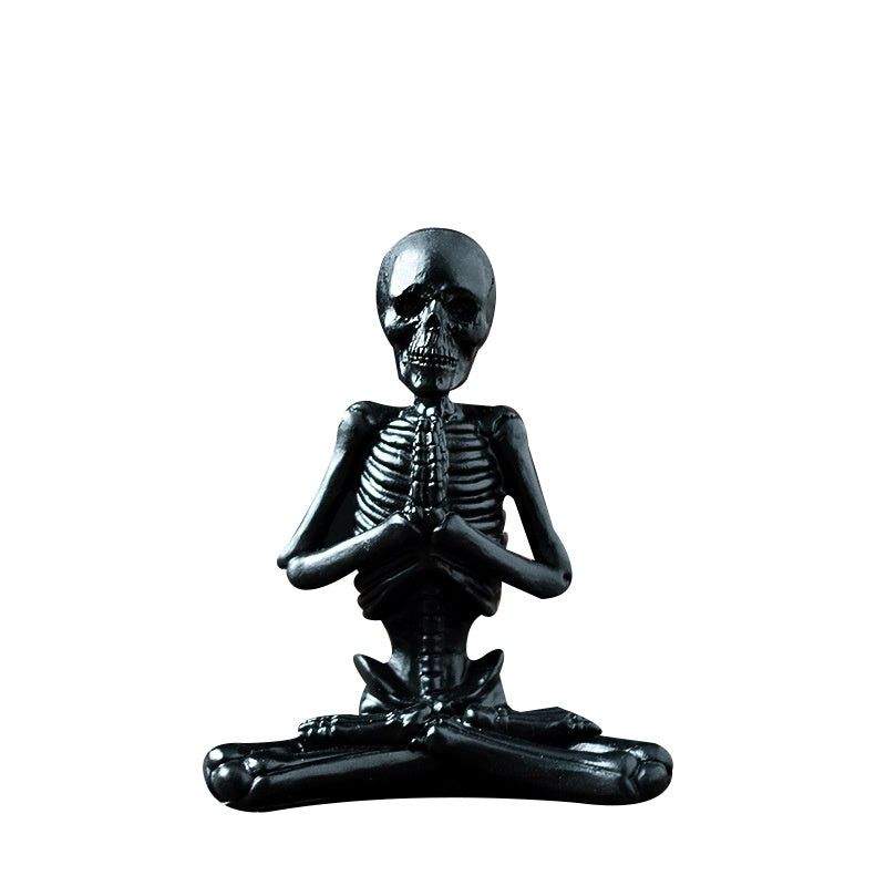 Bone Stretchers Skeletons in Yoga Poses Statue Set – LOVGIT
